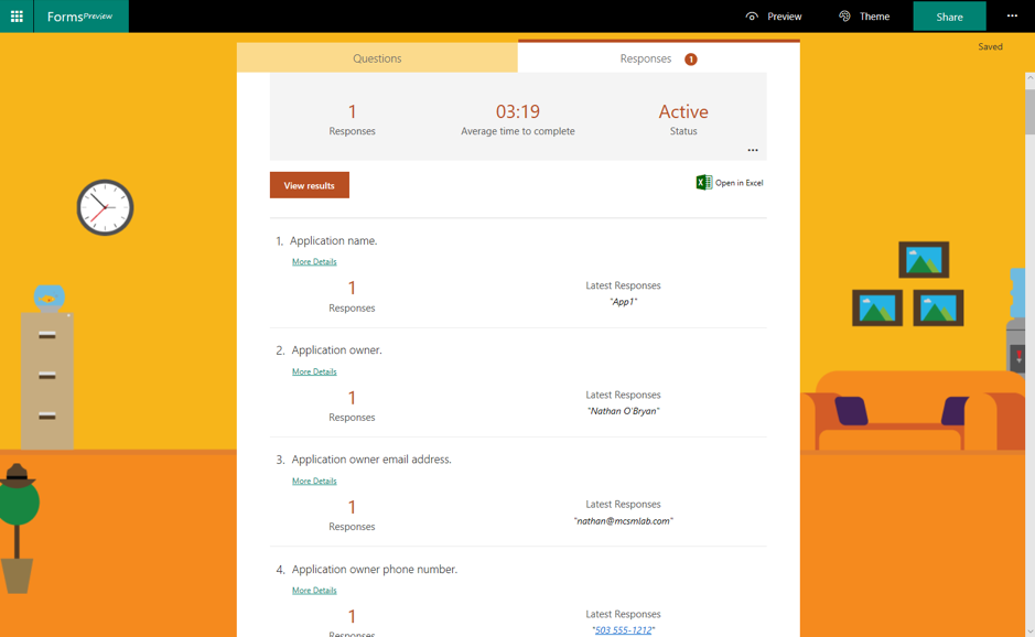 Microsoft Questionnaire Template PDF Template